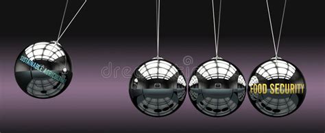 Sustainable Agriculture Leads To Food Security Cause And Effect Relation Between Them Stock