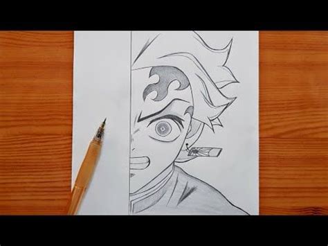 How To Draw Tanjiro Kamado Tanjiro Step By Step Easy Drawing For Beginners YouTube In