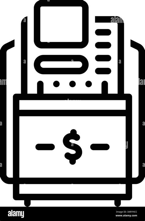 Icon For Atm Automated Teller Machine Stock Vector Image And Art Alamy