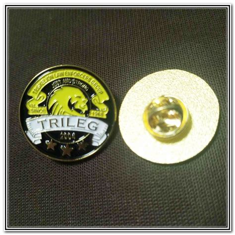 Tau Gamma Phi Triskelion Law Enforcers Group Trileg Collar Pin Polo Shirt Barong Bag Cap 1inch