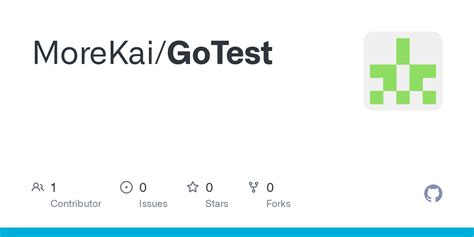 Github Morekaigotest