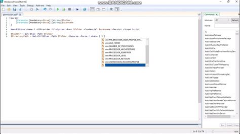 Powershell Script To Loop Through A Folder Structure And Output Acls Permissions Etc Youtube