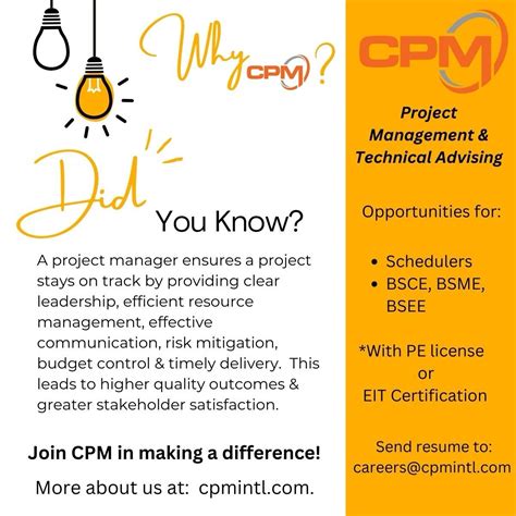 Cpm Intl On Linkedin Join Team Cpm Send Us Your Resume Via Careers