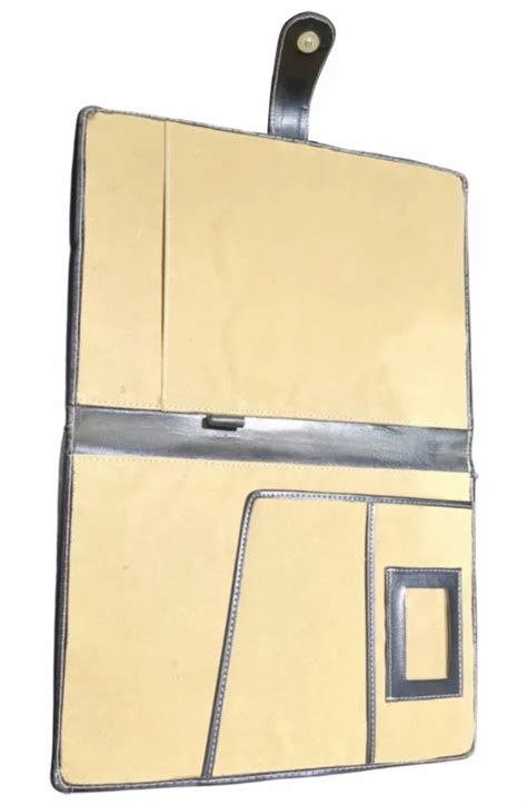 Black Plain Rexine Velcro File Folder A4 At Rs 110 Piece In New Delhi ID 26860427912