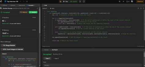 Join The Coding Challenge 1 Insert Interval Shubham Barange Posted