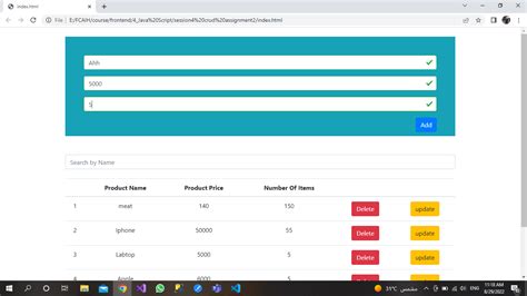 Github Ahmedmousa20js Crud Operations My Front End Apps
