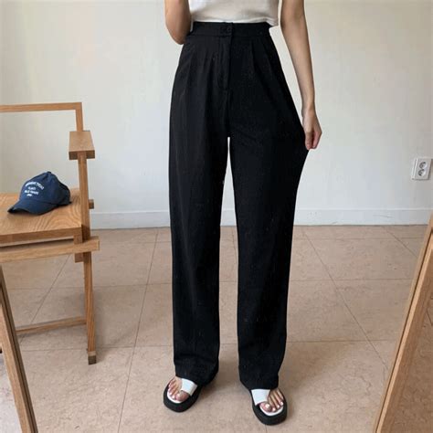 [기장선택 진짜편해요 ] 봄 여름 가을 차르르핏 롱 와이드 핀턱 슬랙스 S~2xl 키작녀 보통녀 키큰녀 빅사이즈 에이블리