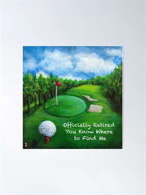Retirement Flyer Golf