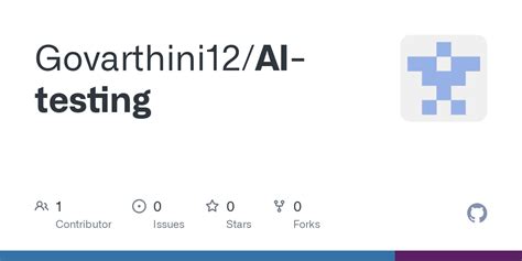 Github Govarthini12ai Testing