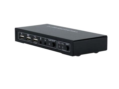 BYTECC KVM UHMN KVM Switch Port HDMI KVM Switch With Cable Kit And Supports EDID HDCP P