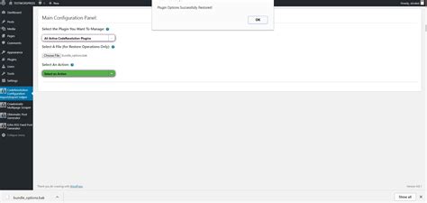 Coderevolution Configuration Importexport Helper Plugin For Wordpress