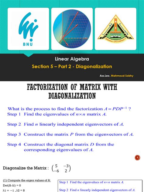 Section5part2 Pdf Eigenvalues And Eigenvectors Matrix Mathematics