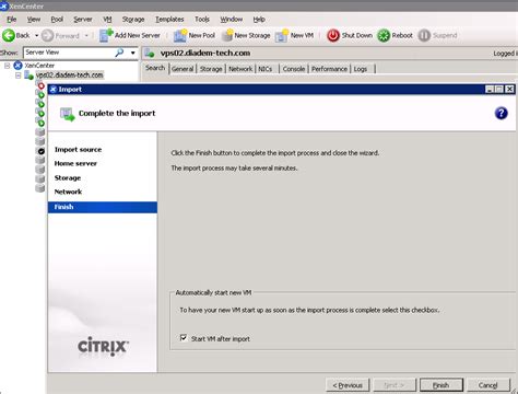 How To Backuprestore Xen Virtual Machines Using Xen Center Diadem Technologies