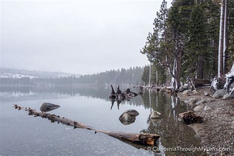 Snowshoeing To Fallen Leaf Lake From Camp Richardson California