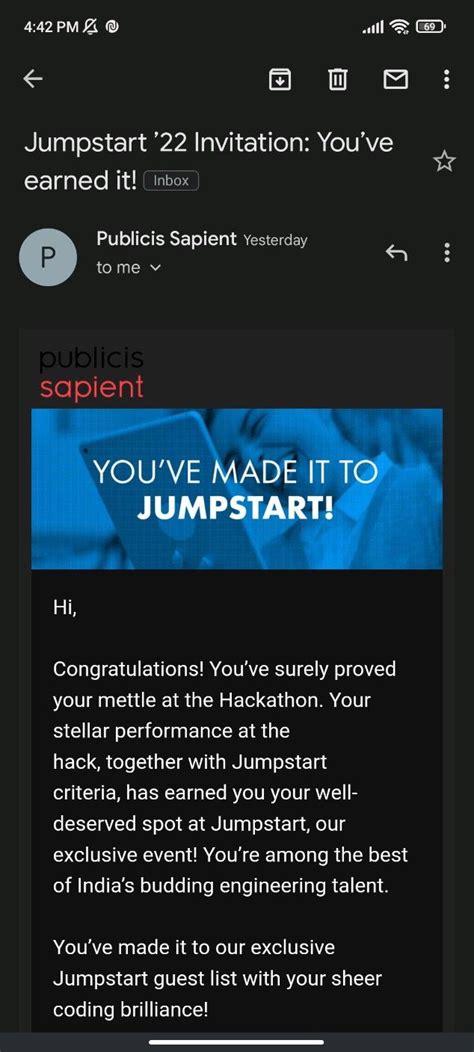 Hey Connections I Am Happy To Share That I Have Earned A Spot In