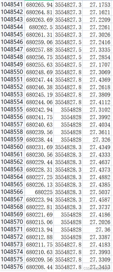 python实现点云格式转换：las转csv csdn博客