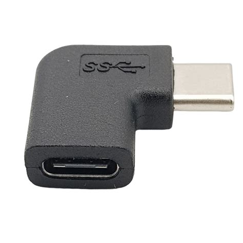 Đầu Chuyển đổi Usb 3 1 Type C Nam Sang Usb 3 1 Type C Nữ 90 độ Nshop