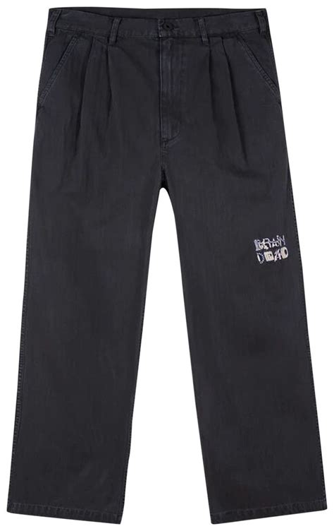 Buy Brain Dead Connection Herringbone Pant Black Bdw22b04002597bk01 Goat