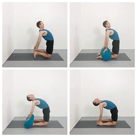 modified camel pose