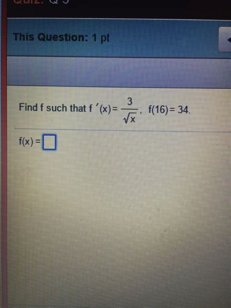 solved find f such that f x 3 square root x f 16
