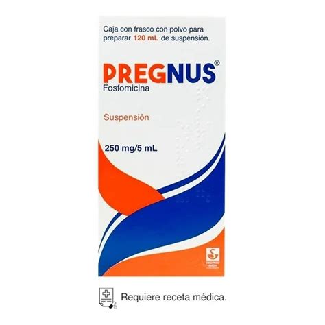 Farmacia París Pregnus 250mg 5ml Polvo P Susp 120 Ml Fosfomicina