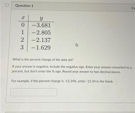 Solved Question 1table Xy