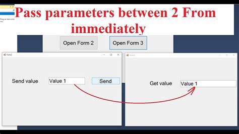 Pass Parameters Between 2 From Immediately Youtube