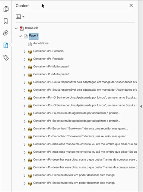 pdf repeating the beginning and the end of some li adobe product