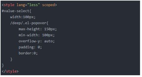 Vue中的样式穿透修改element ui组件样式不生效 三寸日光 博客园