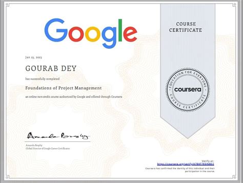 Gourab Dey On Linkedin Im Happy To Share That Ive Obtained A New