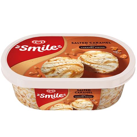 Сладолед Algida Smile Солен Карамел с Парченца Карамел с цена 9 99 лв Ebag Bg