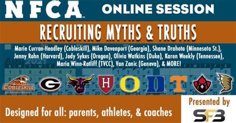 2024 Recruiting Myths And Truths By National Fastpitch Coaches Associ