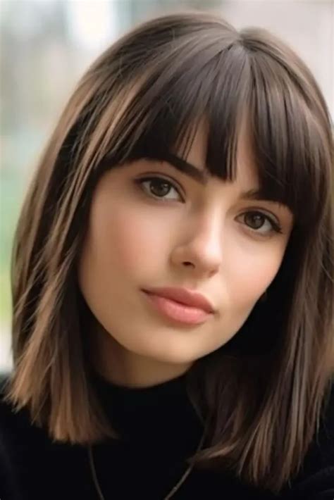 Blunt Bangs 10 Stunning Styles And Looks To Try Hairminimal