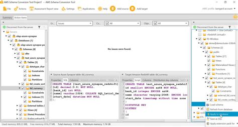 migrate microsoft azure synapse analytics to amazon redshift using aws
