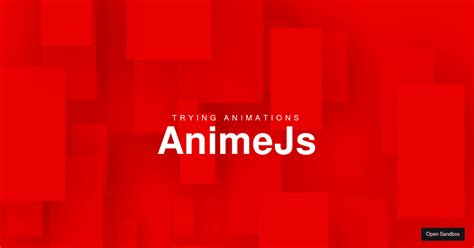 Divs Moving Behind Animejs Codesandbox