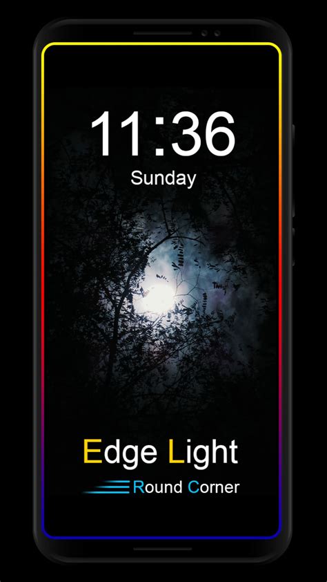Android 용 Edge lighting Notification Rounded Corners App 다운로드
