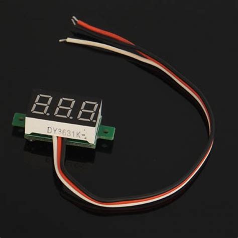 Mini Digital Display DC Voltmeter 0 100V Blue Australia