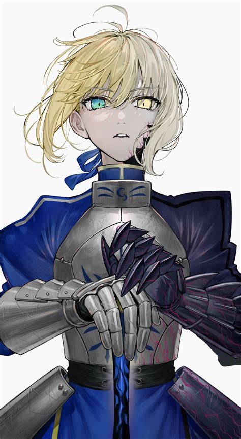 Artoria Pendragon Saber And Saber Alter Fate And More Drawn By Nipi Danbooru