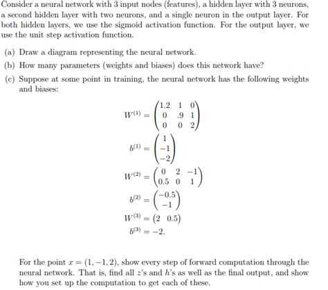 Consider A Neural Network With Input Nodes Chegg