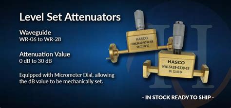 Hasco Components On Linkedin Level Set Attenuators