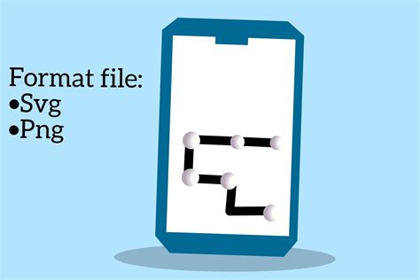 Cell Phone Unlock Pattern Graphic By Rahmad Ramadhan Creative Fabrica