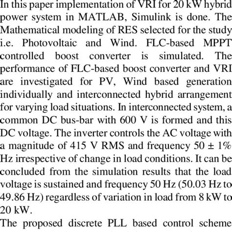 Frequency Deviation Of The System Under Two Loading Conditions Considered Download Table