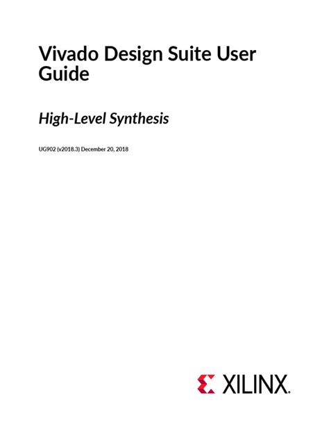 Ug902 Vivado High Level Synthesis Pdf