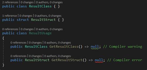 proposal to make result a class instead of a struct · issue 151