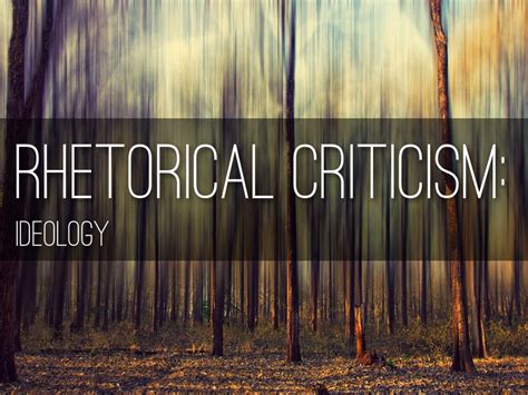 Ideological Criticism By Emily Jacobs