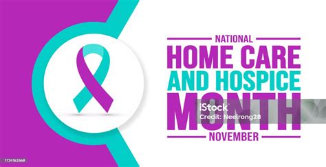 11월은 전국 가정 간호 및 호스피스의 달 배경 템플릿입니다 휴일 개념입니다 배경 배너 플래카드 카드 포스터 디자인 템플릿 벡터 월에 대한 스톡 벡터 아트 및 기타 이미지