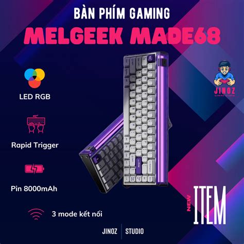 B N Ph M C Gaming Melgeek Made He Rapid Trigger Hz Trigger Mm Dead Zone