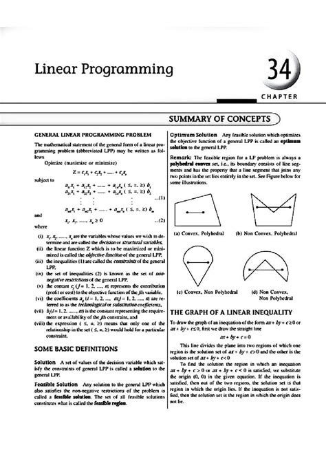 Solution Linear Programming Studypool