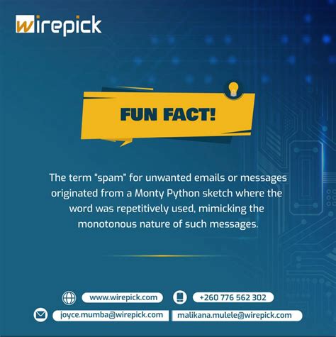 Wirepick Zambia On Linkedin Funfact Montypython Spam Wirepick
