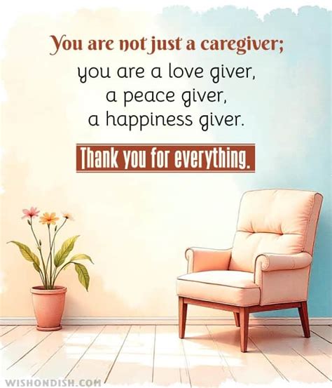 15 Heartfelt Thank You Messages For Caregiver Wishondish